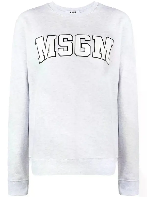 MSGM Logo Sweatshirt - Grey