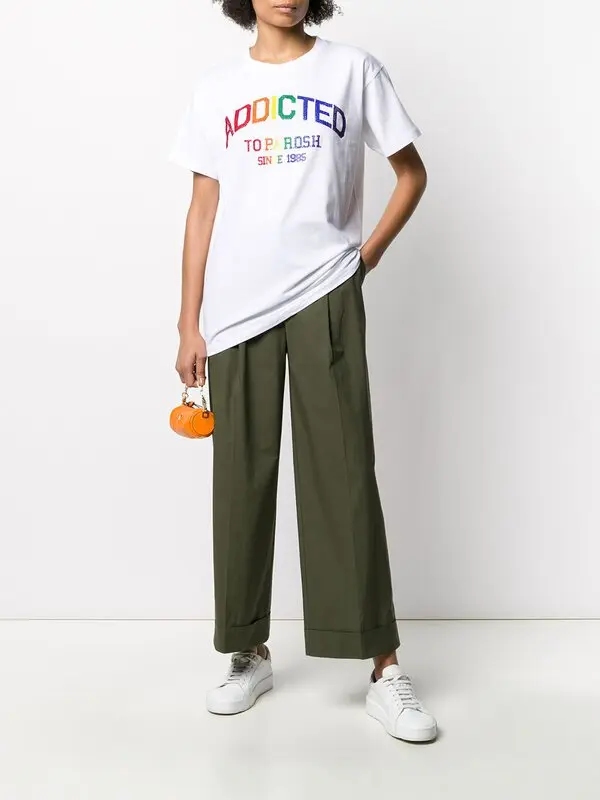 P.a.r.o.s.h Crystal-embellished T-shirt