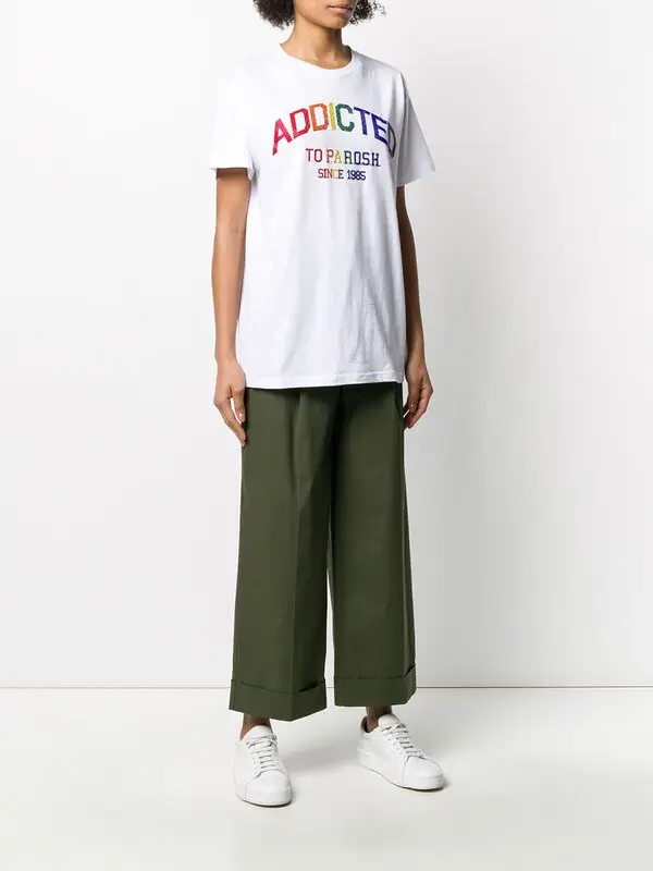 P.a.r.o.s.h Crystal-embellished T-shirt