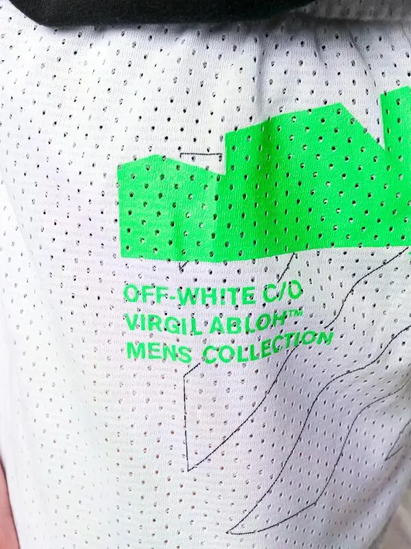 Off-White Arch Shapes Mesh Shorts