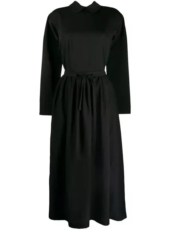 Comme Des Garçons 1997 Wrap Skirt Dress - Black