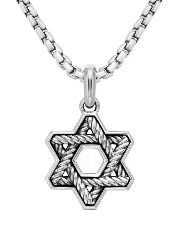 David Yurman Sterling Star Of David Amulet - Silver