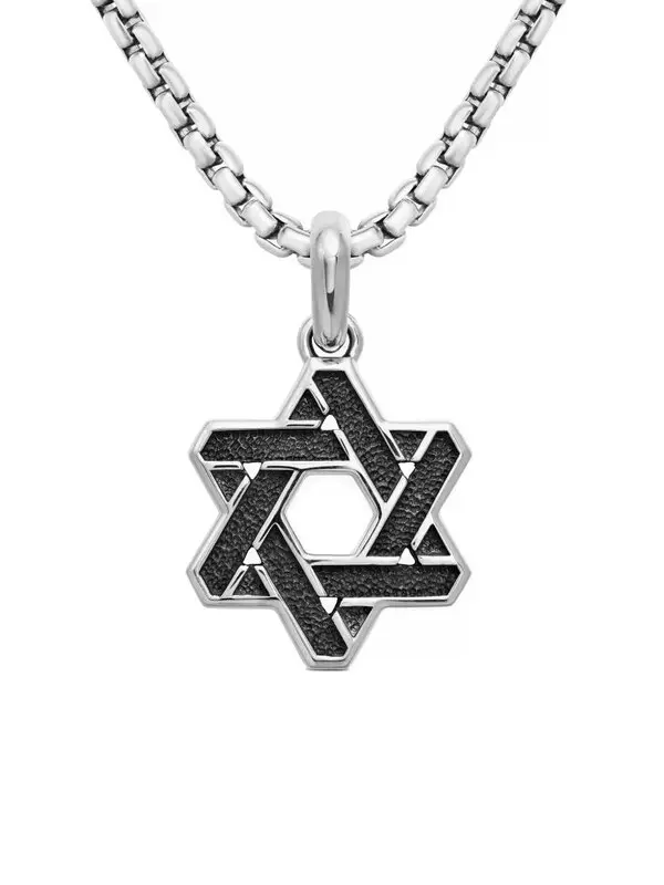 David Yurman Sterling Star Of David Amulet - Silver