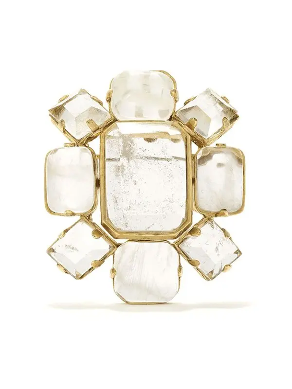 GOOSSENS Stones Brooch - Gold