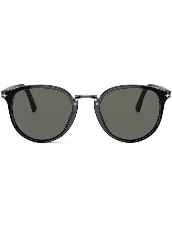Persol Round Frame Sunglasses - Black
