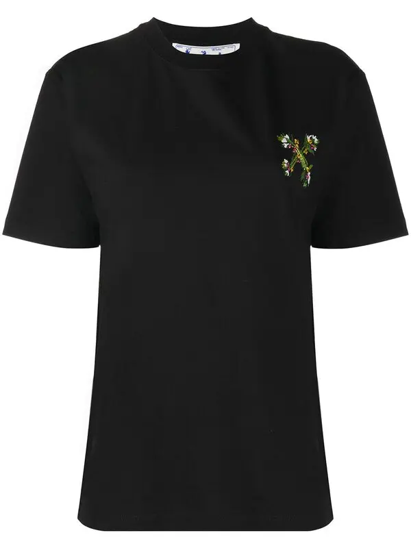 Off-White Embroidered Arrow T-shirt - Black