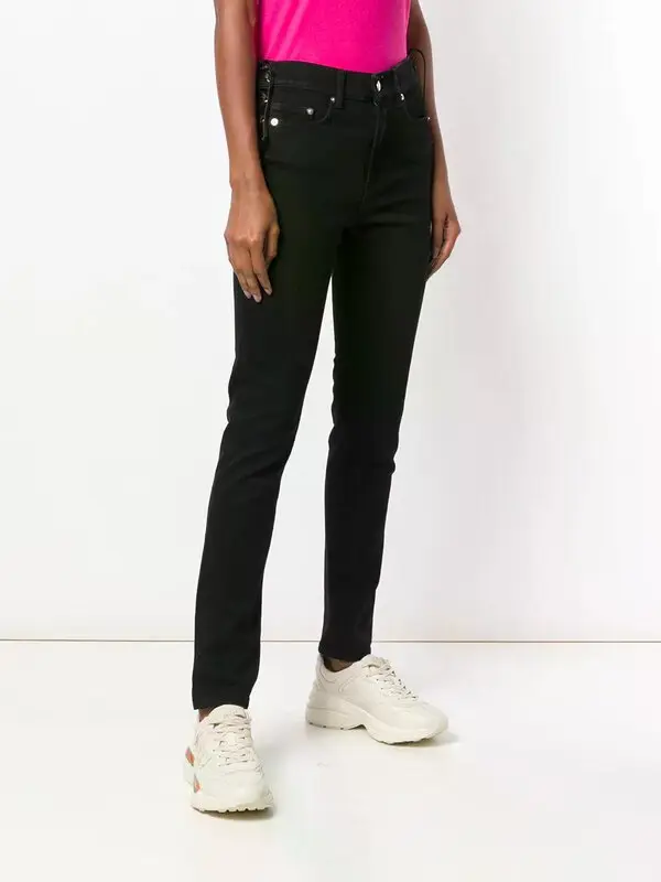 Alexander McQueen Laced Harvey Slim-cut Jeans