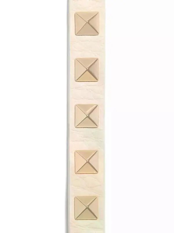 Valentino Garavani Rockstud Leather Bracelet - Neutrals