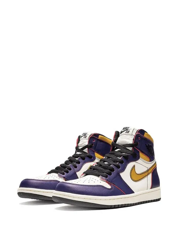 JORDAN Air 1 Retro High Og La To Chicago Sneakers - White