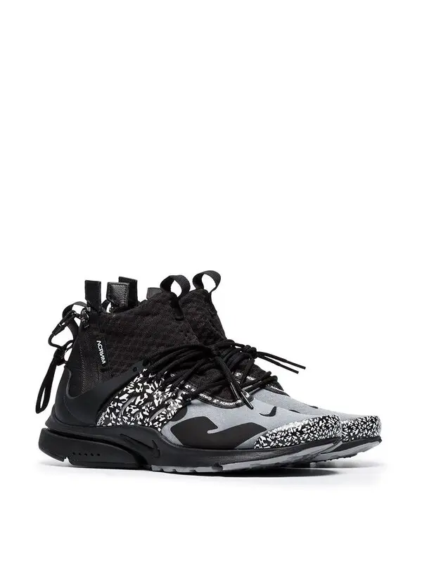 Nike X Acronym Air Presto Mid Sneakers - Grey