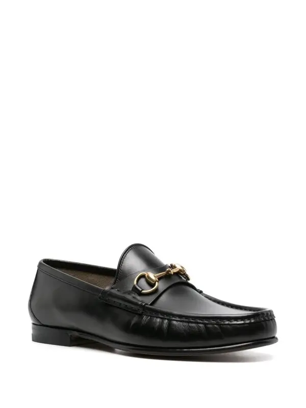 Gucci 1953 Horsebit Leather Loafers - Black