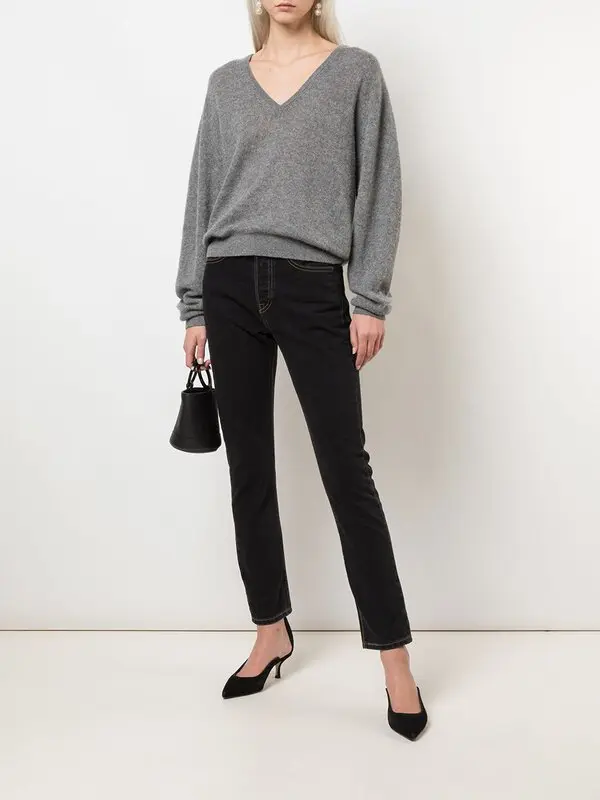 Khaite The Sam V-neck Jumper