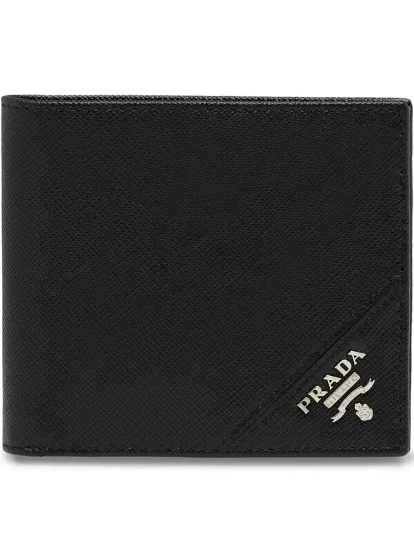Prada Saffiano-leather Wallet - Black