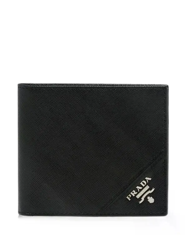 Prada Saffiano-leather Wallet - Black
