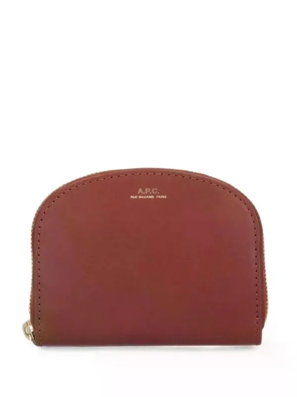 A.p.c. Demi-lune Wallet - Brown