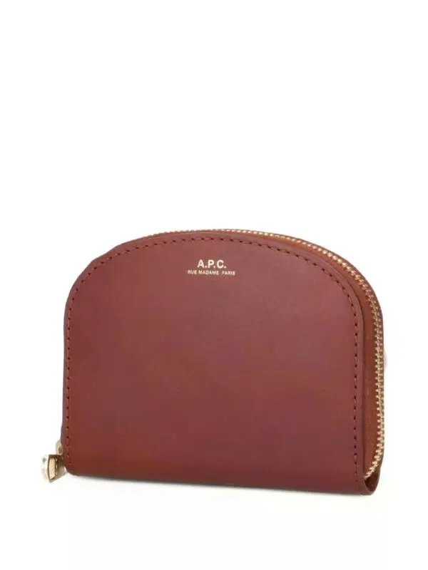 A.p.c. Demi-lune Wallet - Brown