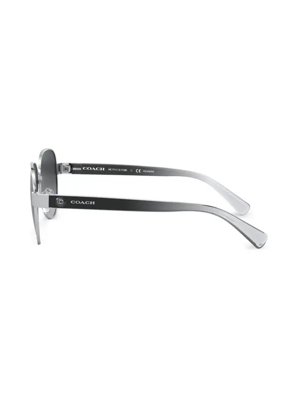 COACH® Pilot-frame Sunglasses - Silver