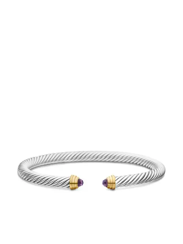 David Yurman 14kt Yellow Gold & Sterling Classic Cable Bracelet