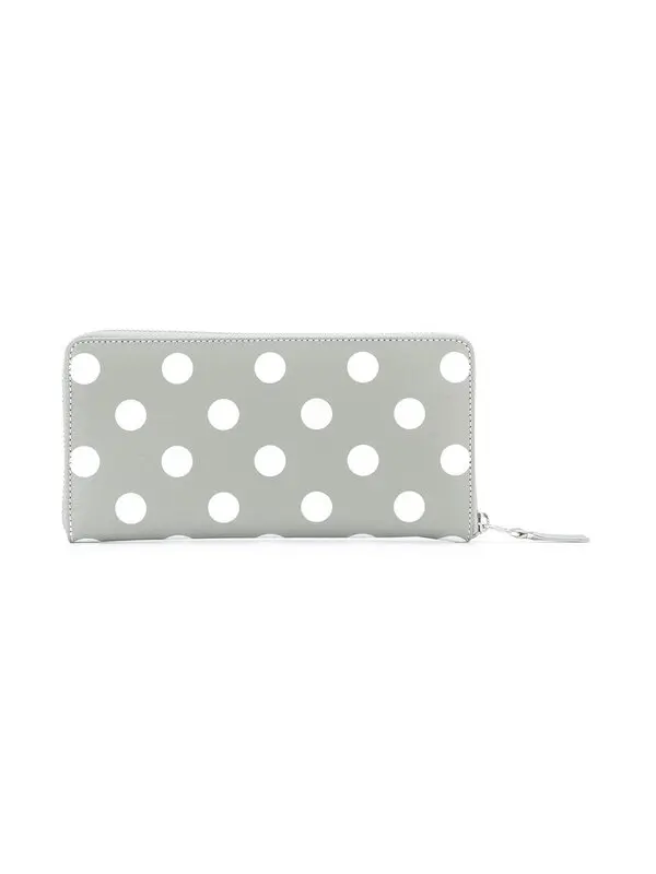 Comme Des Garçons Polka Dot Zip Wallet