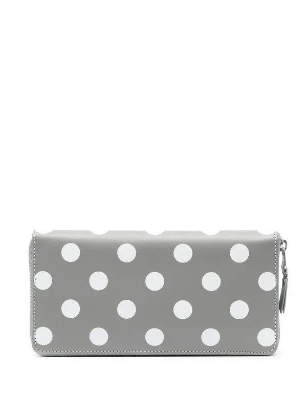 Comme Des Garçons Polka Dot Zip Wallet