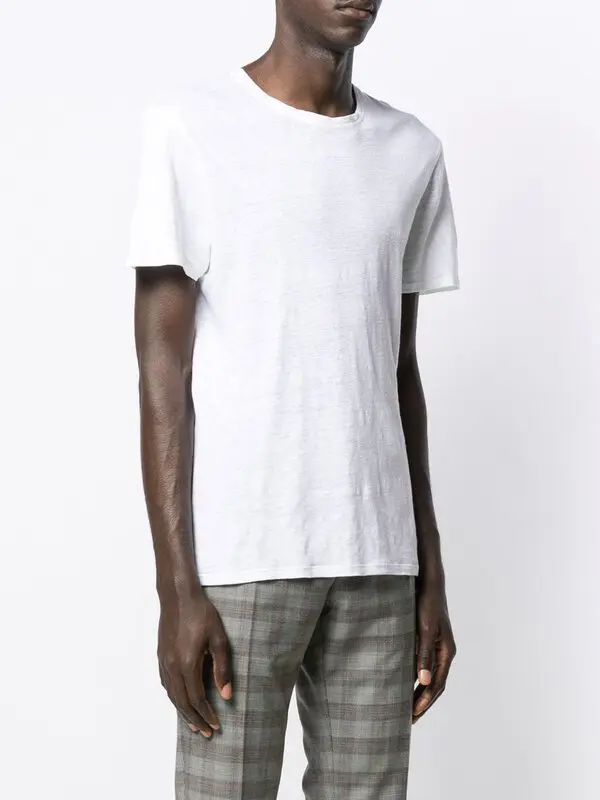 Sandro Linen T-shirt - White