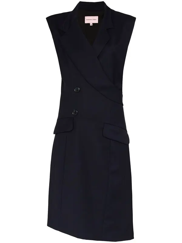 Natasha Zinko Sleeveless Mid-length Blazer