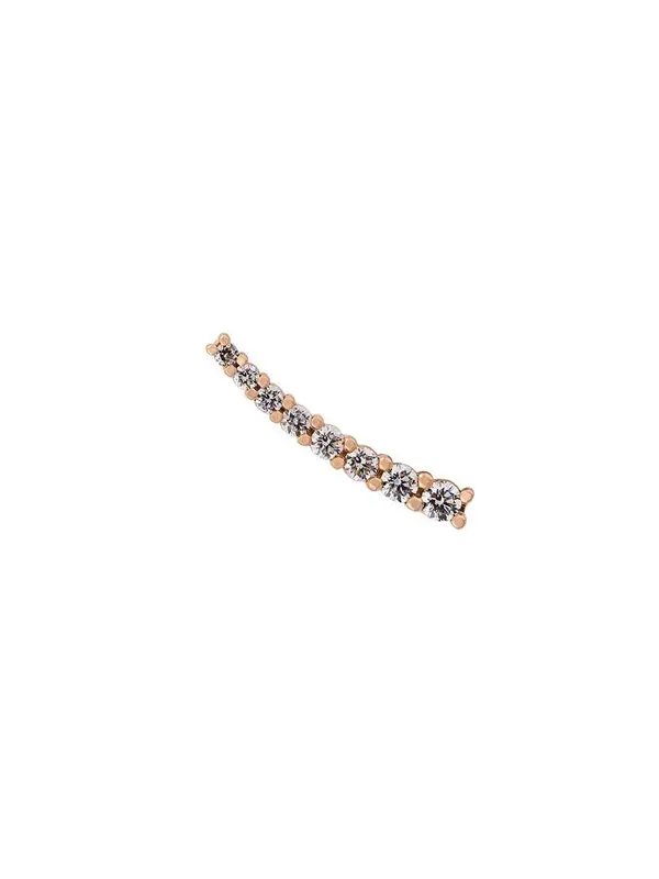 ALINKA Small Dasha Diamond Slider Right Earring - Pink
