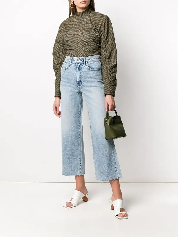 SLVRLAKE Mid-rise Cropped Jeans