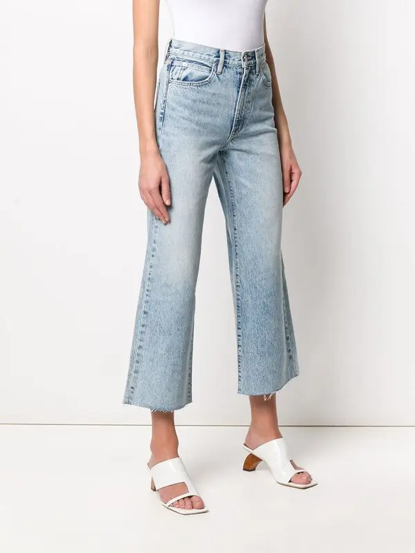 SLVRLAKE Mid-rise Cropped Jeans