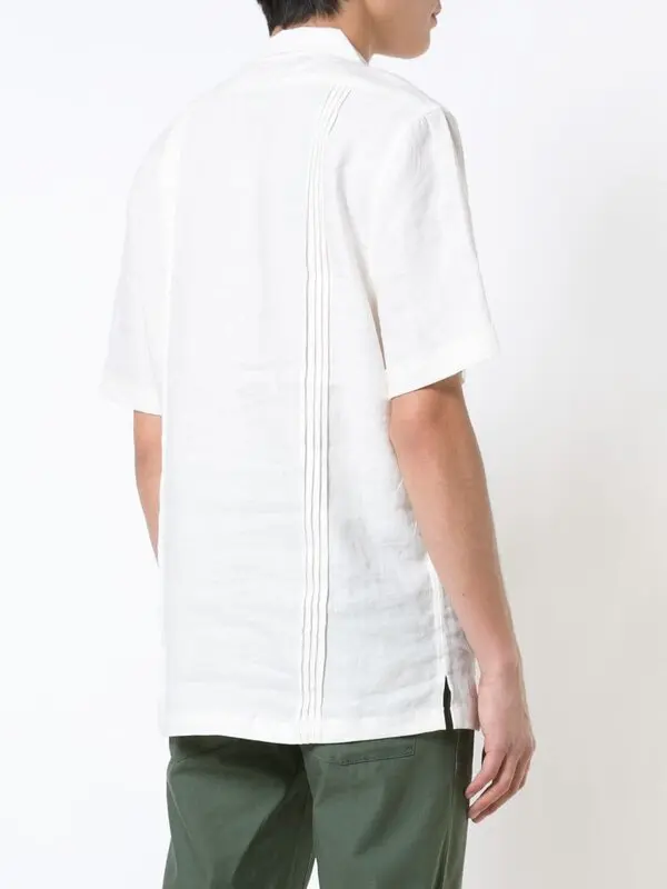321 Pleat-detailing Short-sleeve Shirt