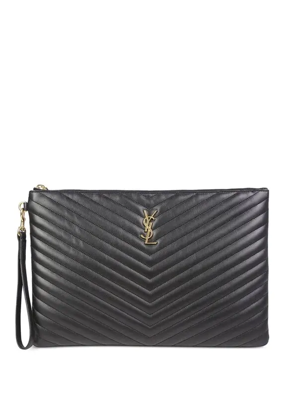 Saint Laurent Monogram Clutch Bag
