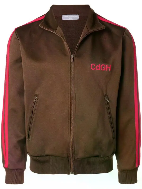 Comme Des Garçons Chest Logo Tracksuit Jacket - Brown
