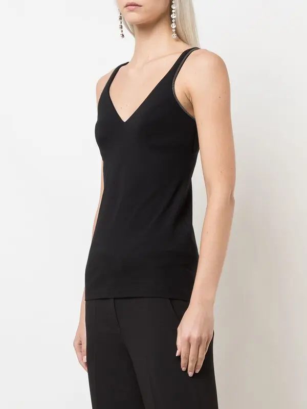 Brunello Cucinelli Slim-fit Tank Top - Black