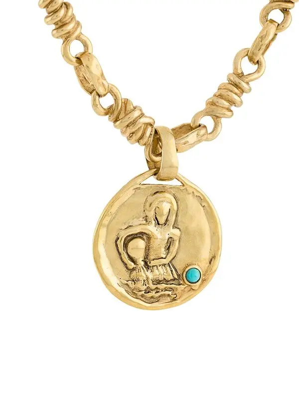 GOOSSENS Talisman Aquarius Medallion Necklace