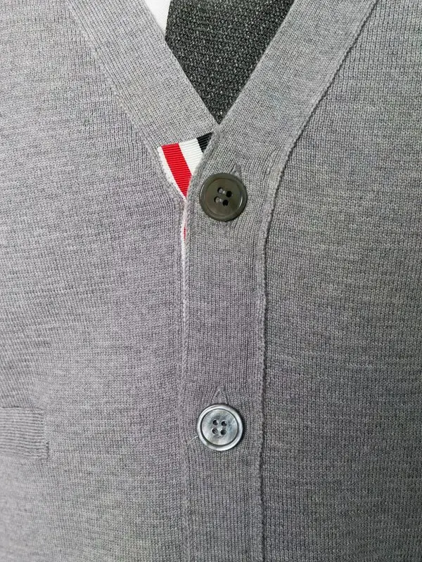 Thom Browne 4-bar Merino Cardigan