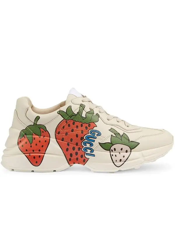 Gucci Rhyton Strawberry Sneakers
