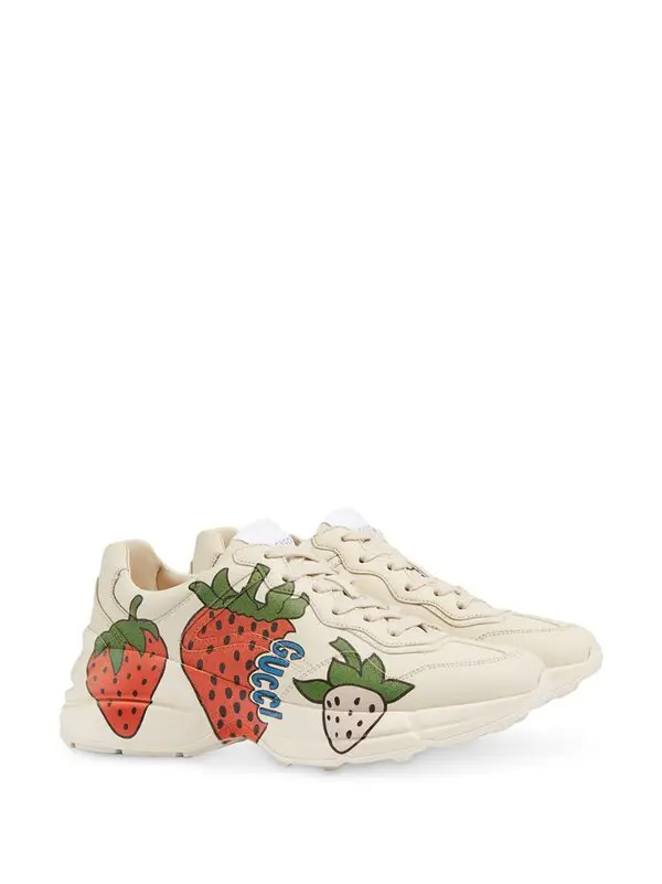 Gucci Rhyton Strawberry Sneakers