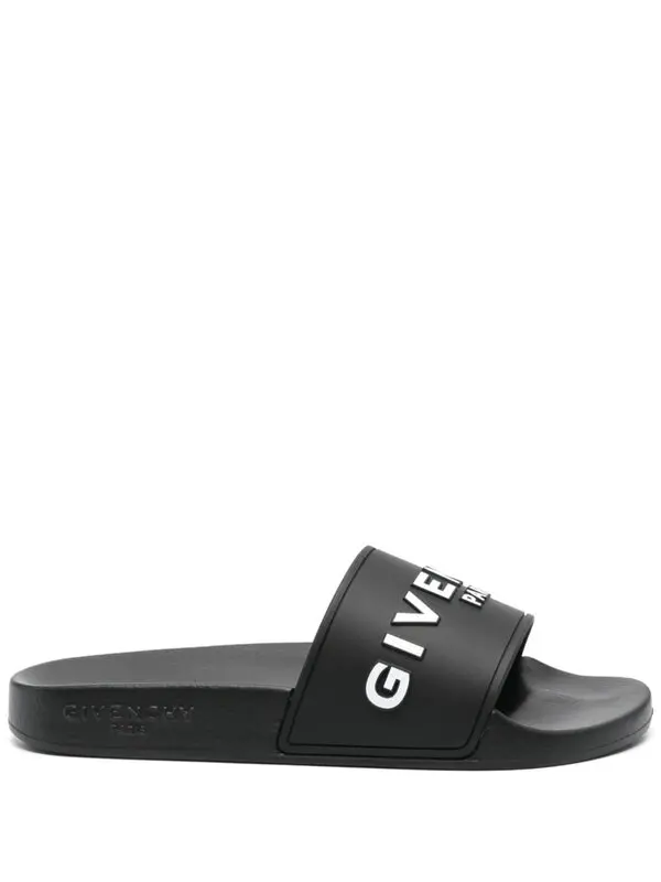 Givenchy Logo-embossed Slides