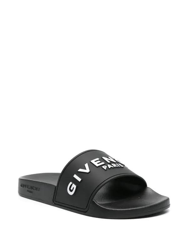 Givenchy Logo-embossed Slides