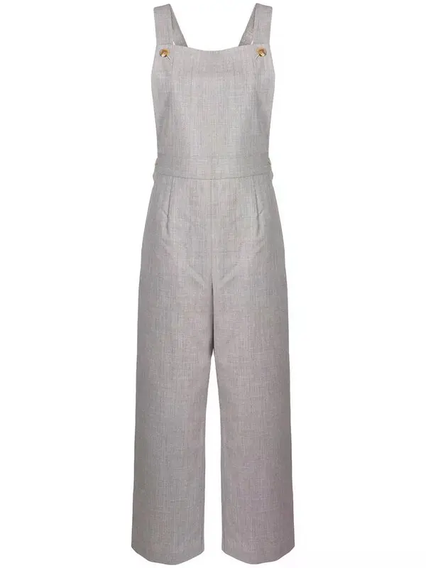 Comme Des Garçons Wide-leg Dungaree Jumpsuit - Grey