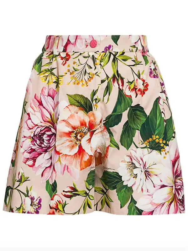 Dolce & Gabbana Floral Print Shorts