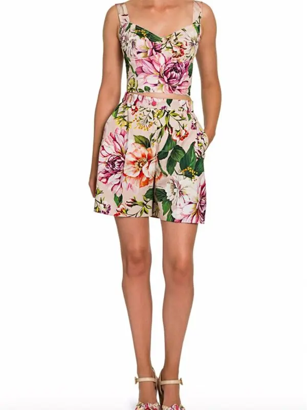 Dolce & Gabbana Floral Print Shorts