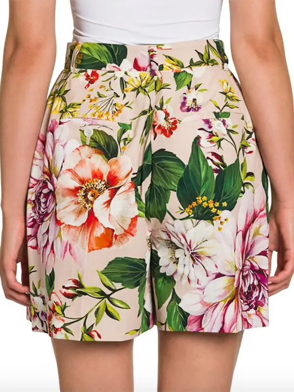 Dolce & Gabbana Floral Print Shorts