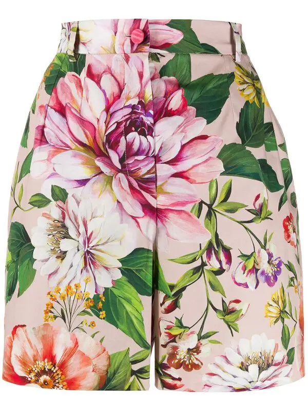 Dolce & Gabbana Floral Print Shorts