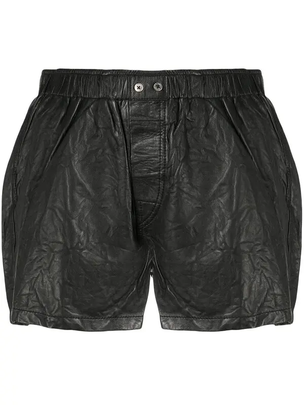 Zadig&Voltaire High-rise Crinkle Shorts - Black
