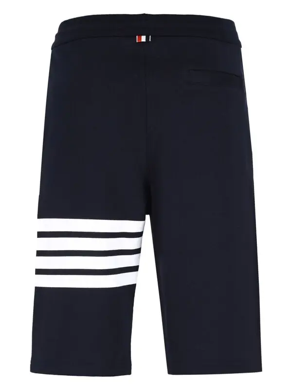 Thom Browne Loopback 4-bar Sweat-shorts - Blue