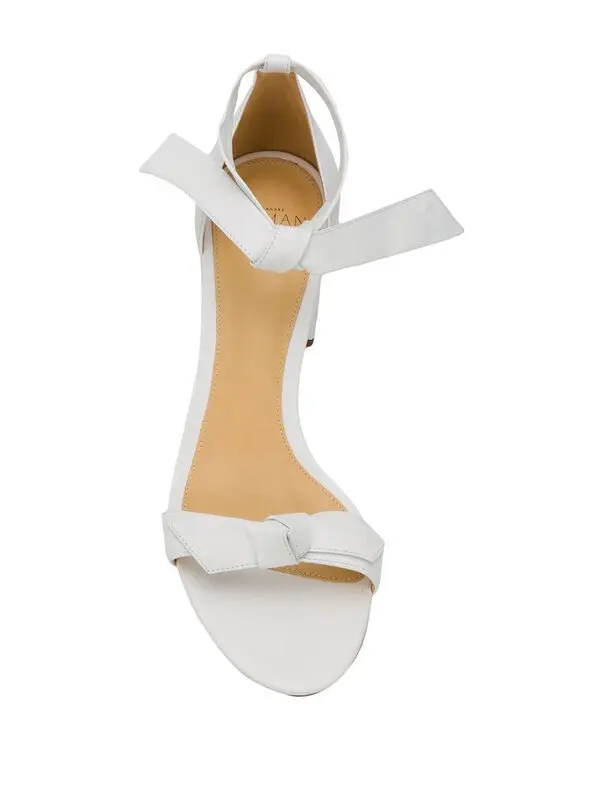 ALEXANDRE BIRMAN Leather Block Heel Sandals