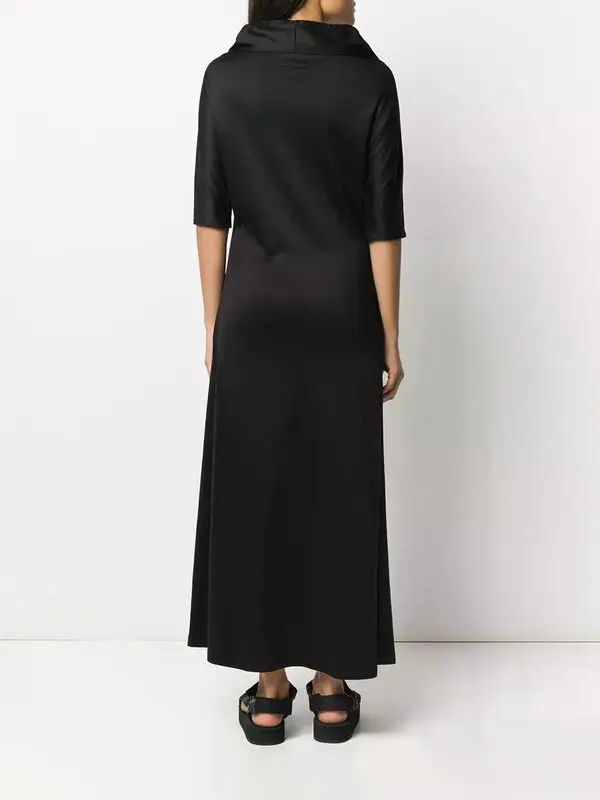 Yohji Yamamoto 1990s Stand-up Collar A-line Dress