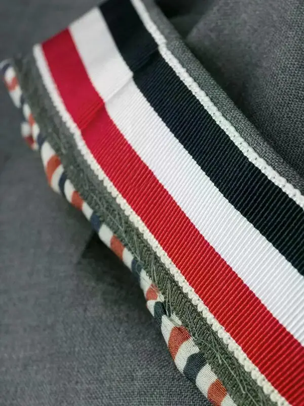Thom Browne 4-bar Stripe Skinny Cropped Trousers