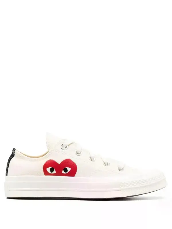 CONVERSE X COMME DES GARONS PLAY Heart Logo Sneakers - Neutrals